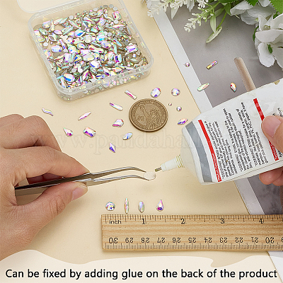 Wholesale 580Pcs 14 Styles Glass Rhinestone Cabochons - Pandahall.com