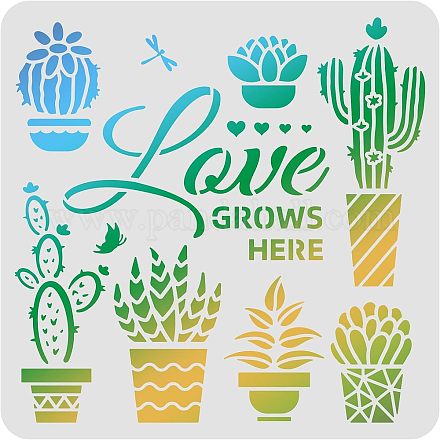 Wholesale Plastic Reusable Drawing Painting Stencils Templates ...