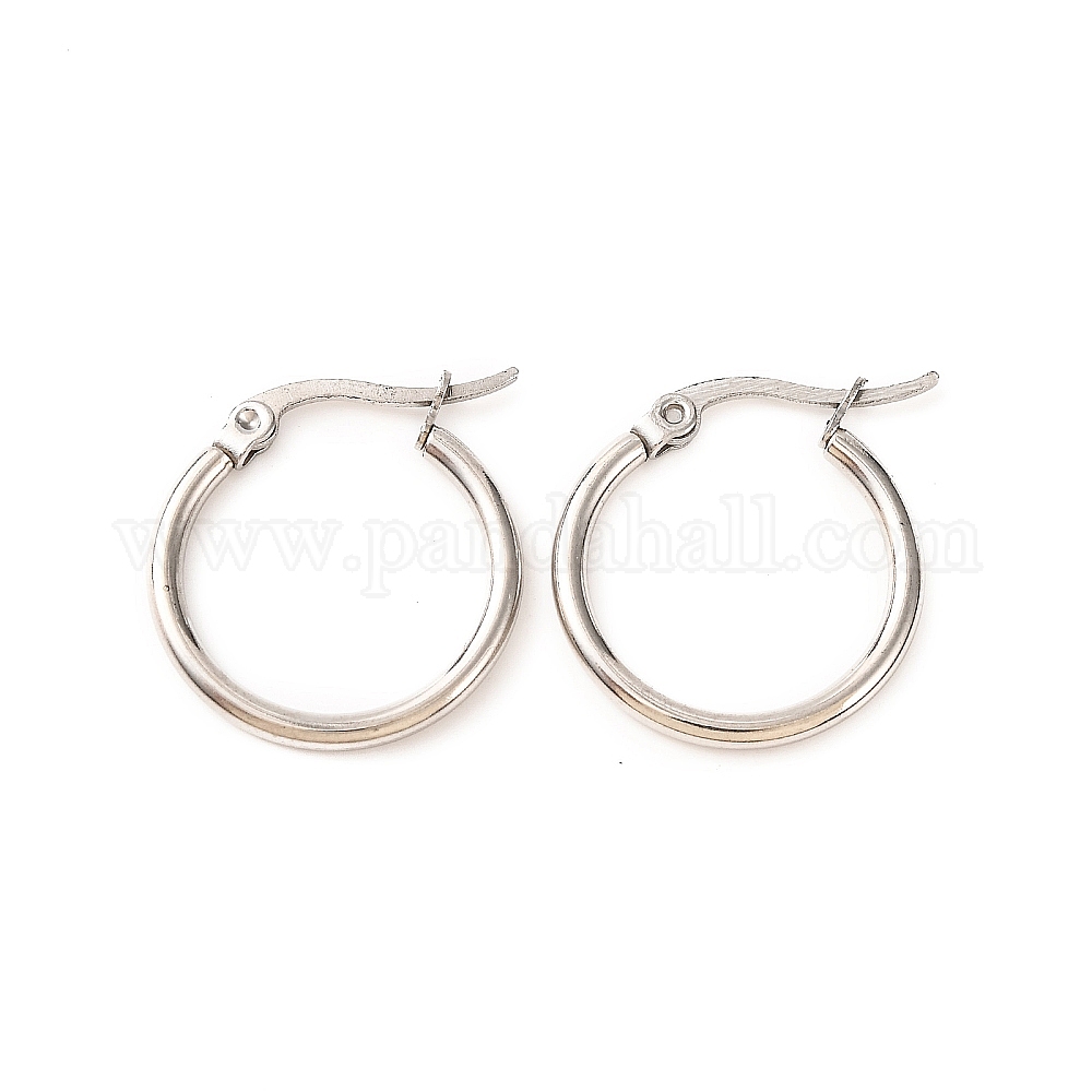 Wholesale Non-Tarnish 304 Stainless Steel Hoop Earrings for Women ...