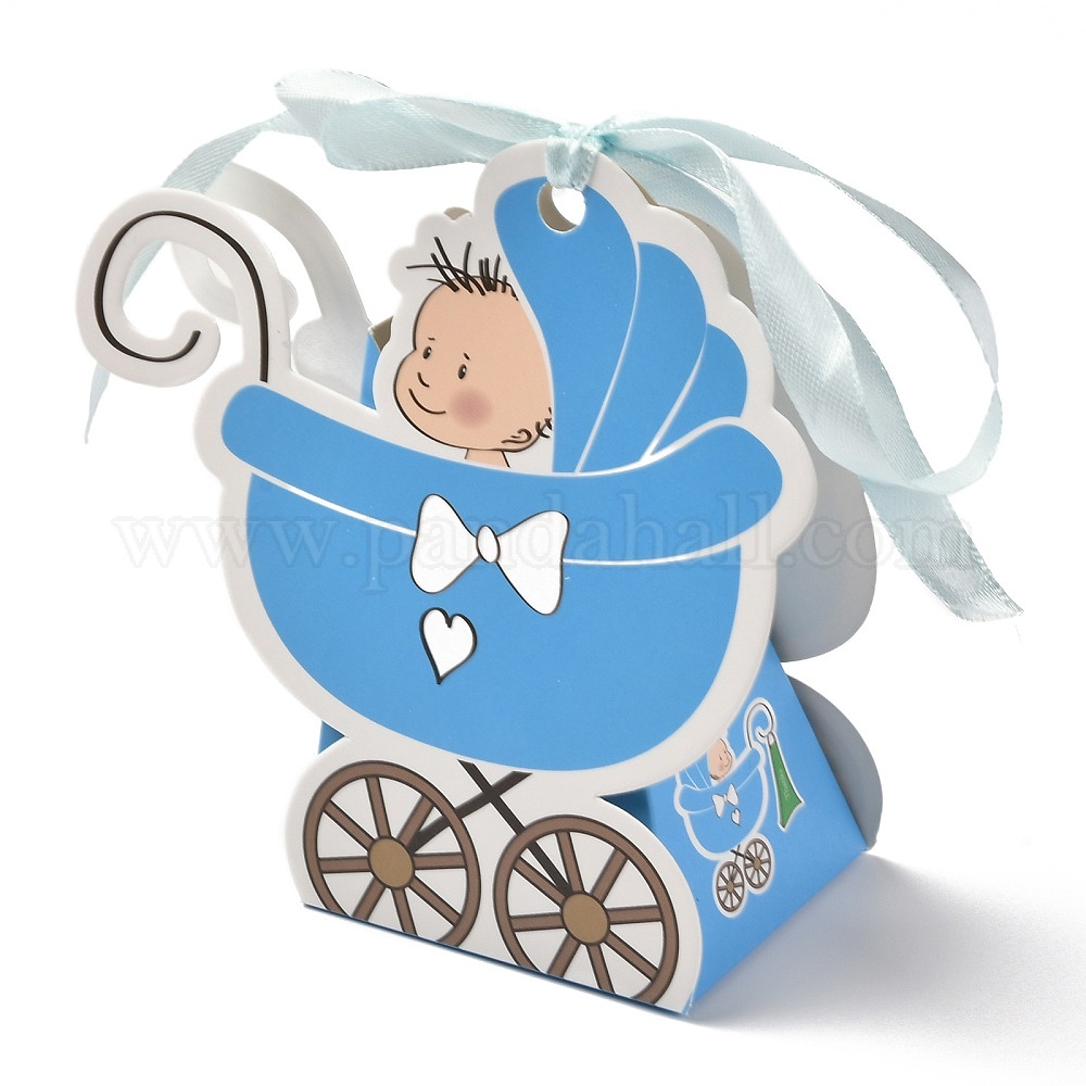 Wholesale Baby Trolley Shape with Kid Pattern Candy Packaging Box ...