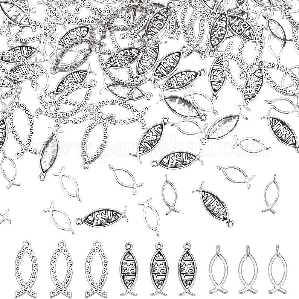 Wholesale 150Pcs 3 Style Tibetan Style Alloy Pendants - Pandahall.com
