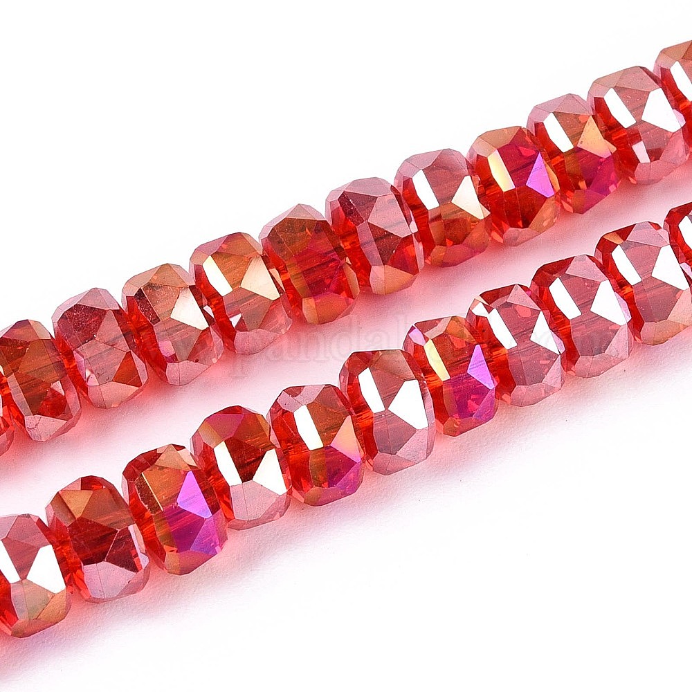 Wholesale Electroplate Transparent Glass Beads Strands - Pandahall.com