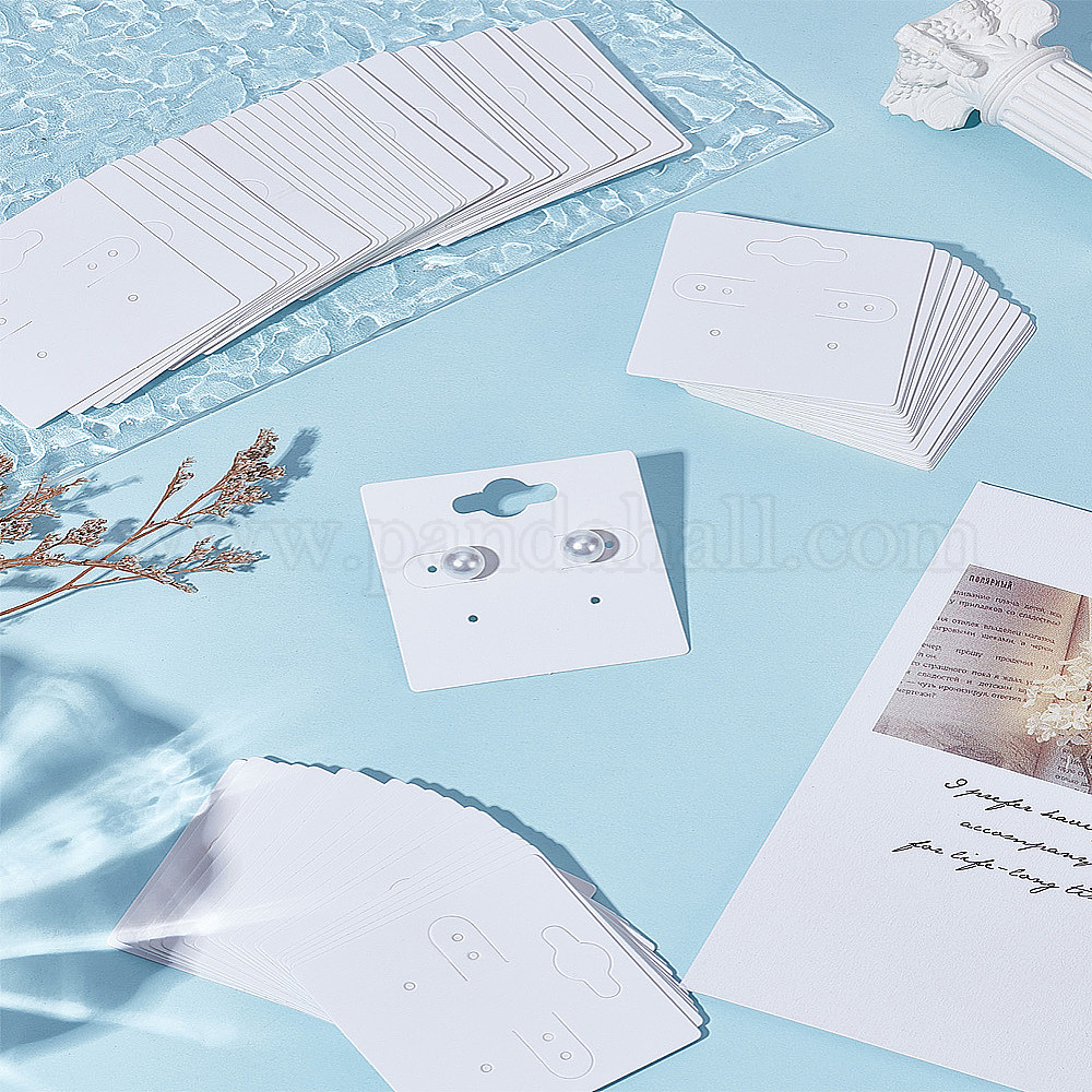 Wholesale 100Pcs Paper Earring Display Cards - Pandahall.com