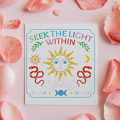 Wholesale Plastic Reusable Drawing Painting Stencils Templates ...