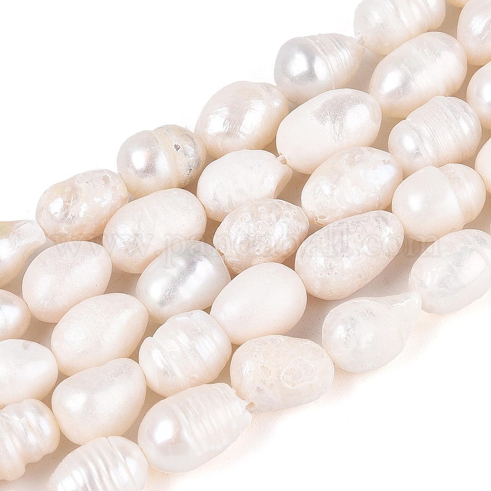 Wholesale Natural Cultured Freshwater Pearl Beads Strands - Pandahall.com