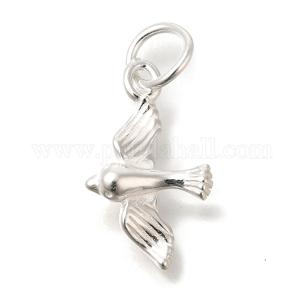 Wholesale 925 Sterling Silver Bird Charms - Pandahall.com
