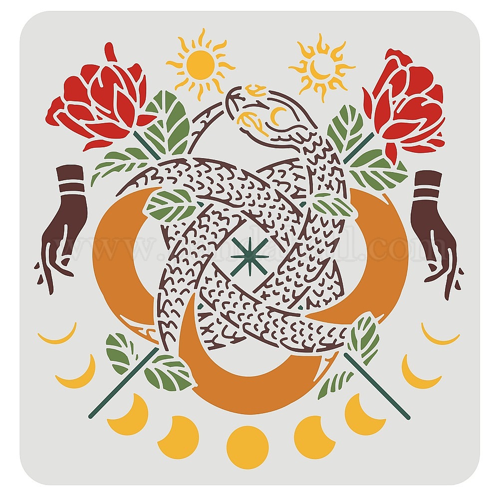 Wholesale Plastic Reusable Drawing Painting Stencils Templates ...