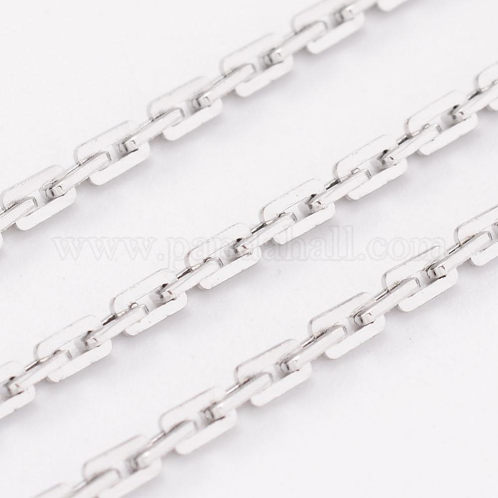 Wholesale Tarnish Resistant 304 Stainless Steel Boston Link Chains ...
