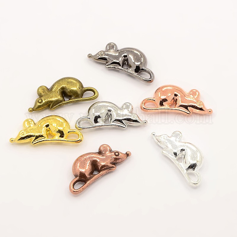 Wholesale Alloy Animal Mouse Rat Charms Pendants - Pandahall.com