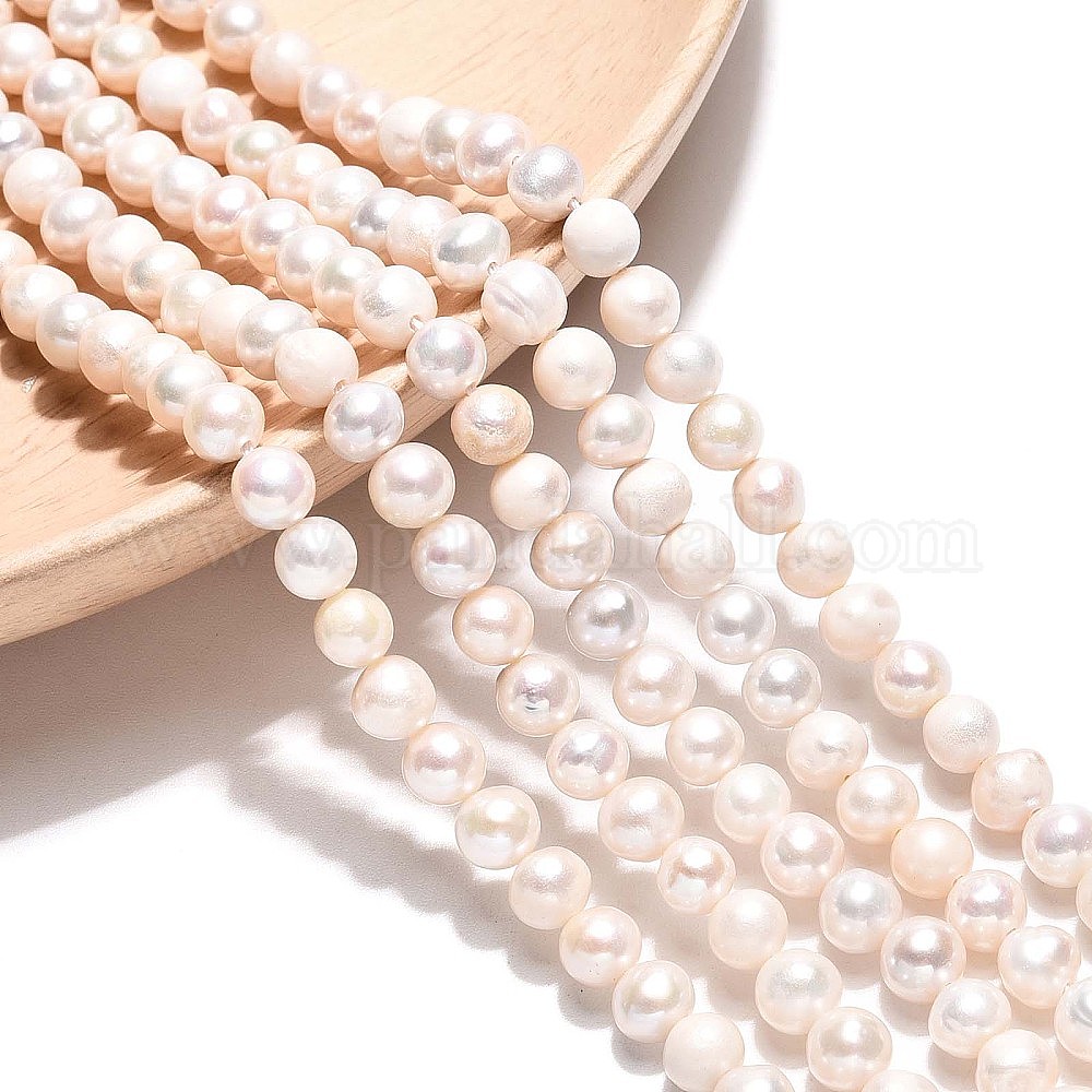 Wholesale Natural Cultured Freshwater Pearl Beads Strands - Pandahall.com