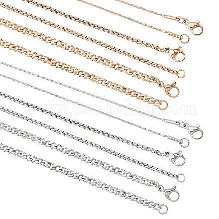 Wholesale 304 Stainless Steel Box Chain & Snake Chain & Curb Chain ...