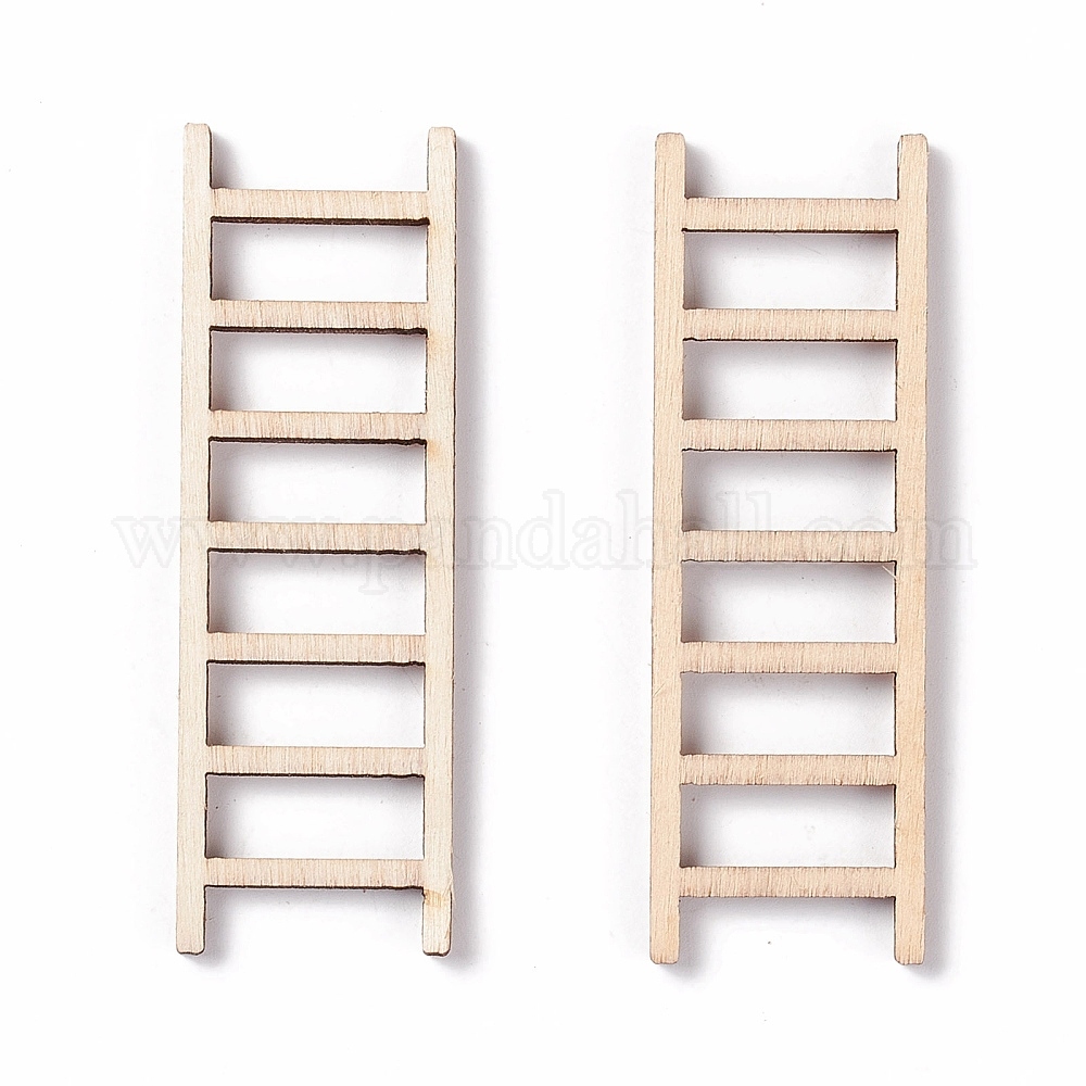Wholesale Miniature Unfinished Wood Ladder - Pandahall.com