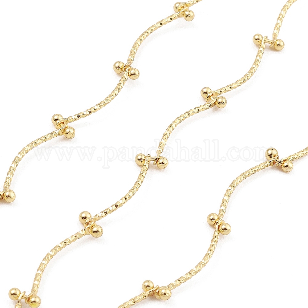 Wholesale Brass Curved Bar Link Chains - Pandahall.com