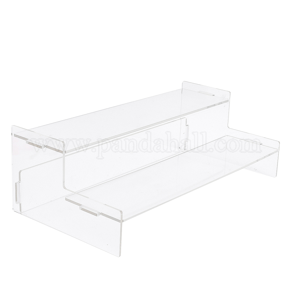 Wholesale 2-Tier Acrylic Action Figure Display Risers - Pandahall.com
