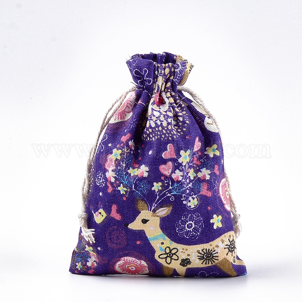 Wholesale Polycotton(Polyester Cotton) Packing Pouches Drawstring Bags ...