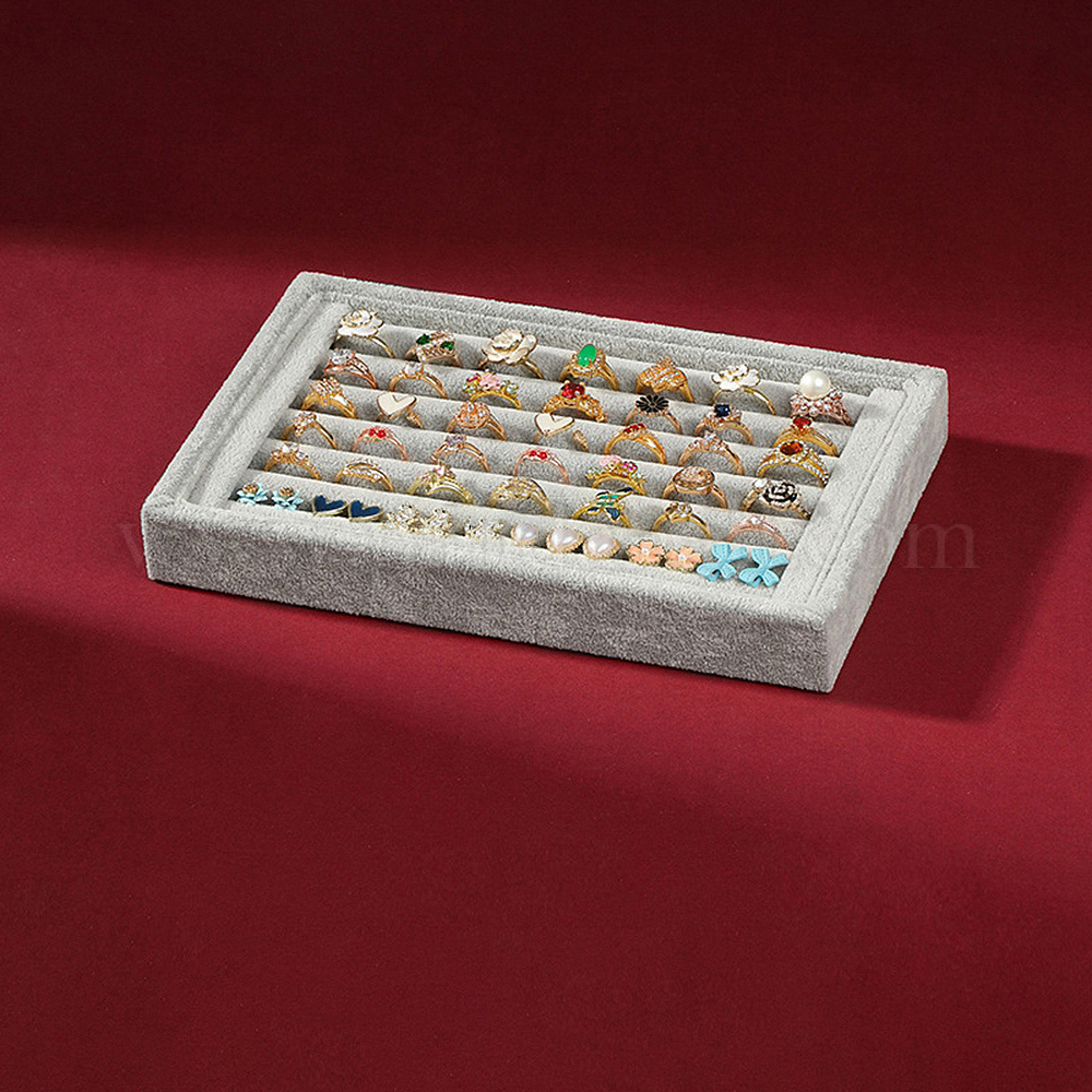 Wholesale Velvet Ring Organizer Display Trays - Pandahall.com
