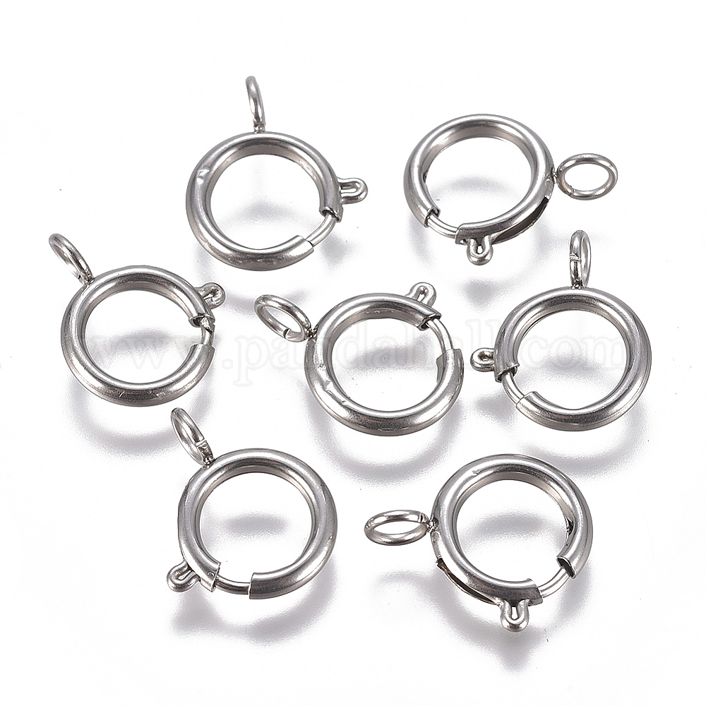 Wholesale Non-Tarnish 304 Stainless Steel Spring Ring Clasps ...