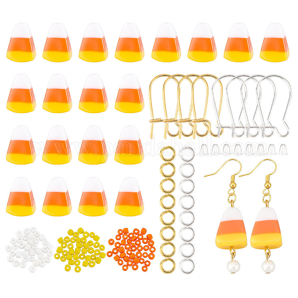 Wholesale DIY Halloween Hoop Earring Making Kit - Pandahall.com