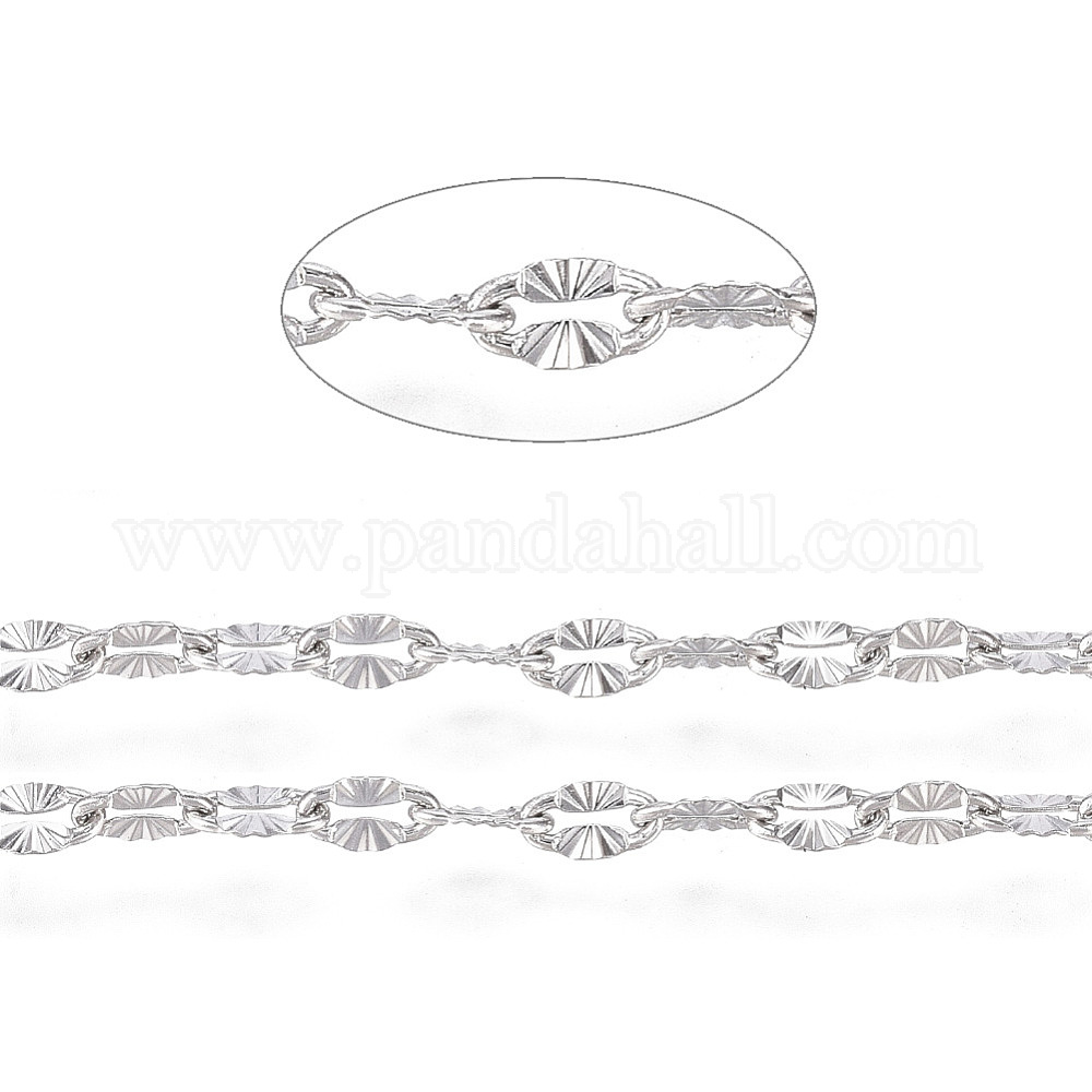 Wholesale Non-Tarnish 304 Stainless Steel Textured Cable Chains ...