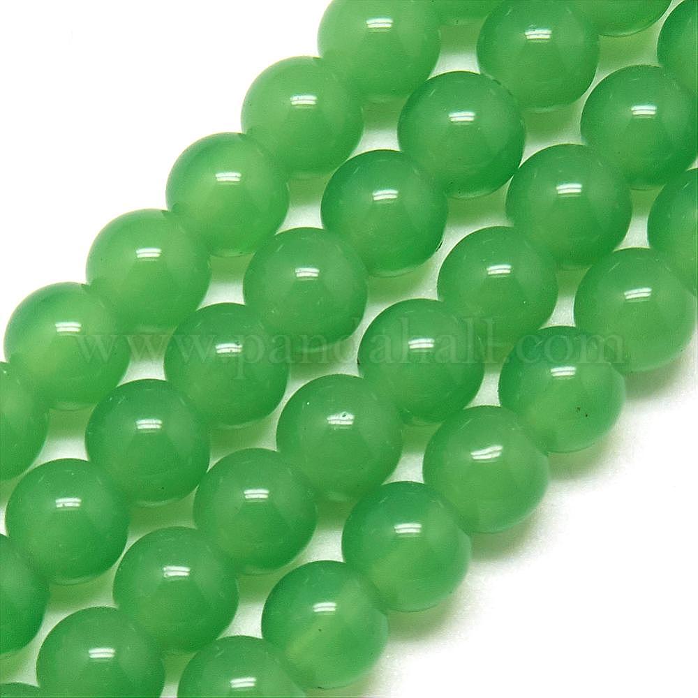 Wholesale Imitation Jade Glass Beads Strands - Pandahall.com