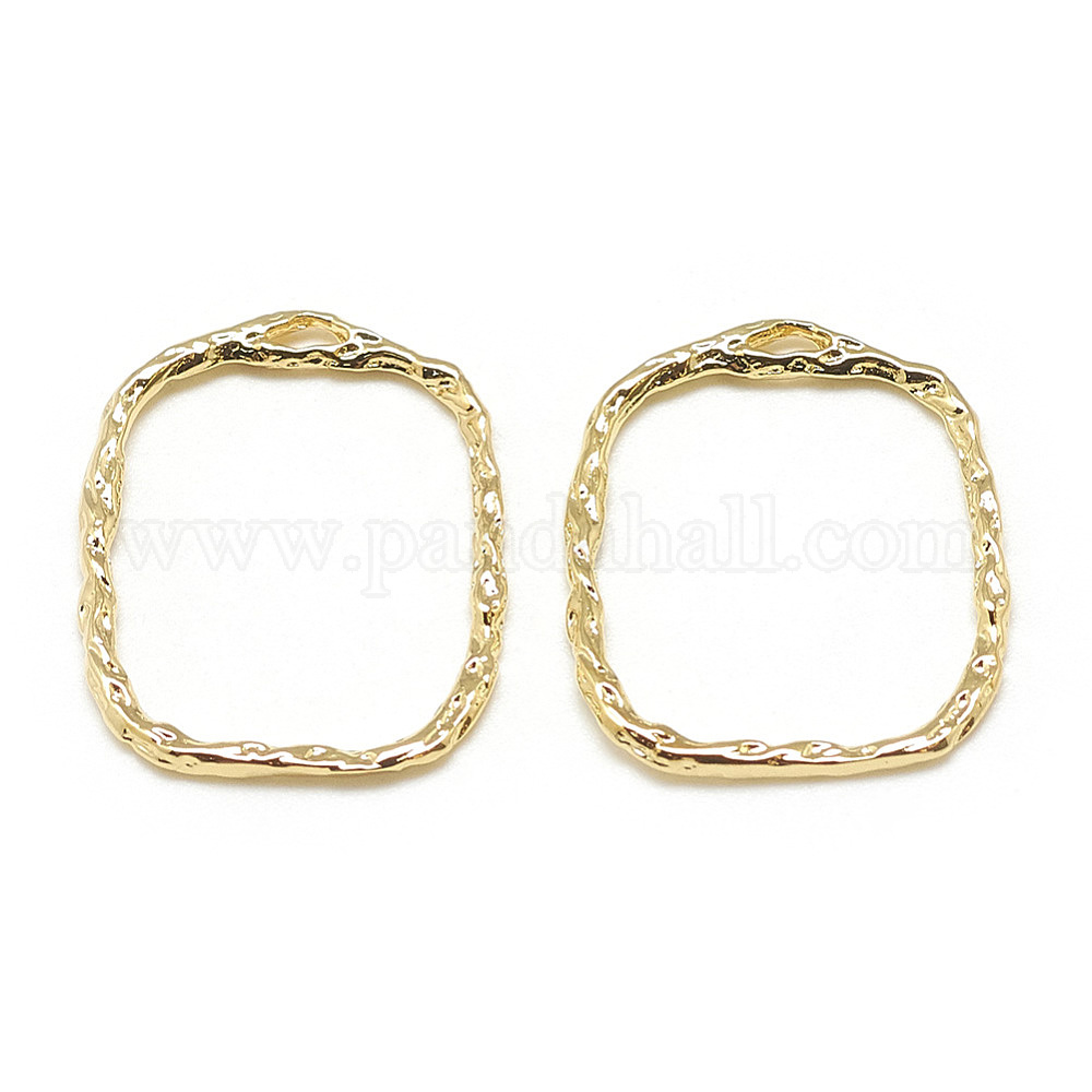Wholesale Brass Open Back Bezel Pendants - Pandahall.com