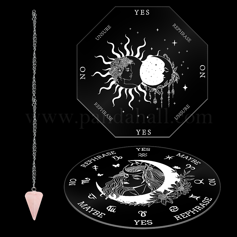 Wholesale DIY Pendulum Board Dowsing Divination Making Kit - Pandahall.com