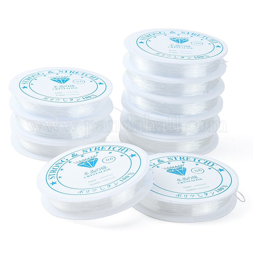 Wholesale Clear Elastic Crystal Thread - Pandahall.com