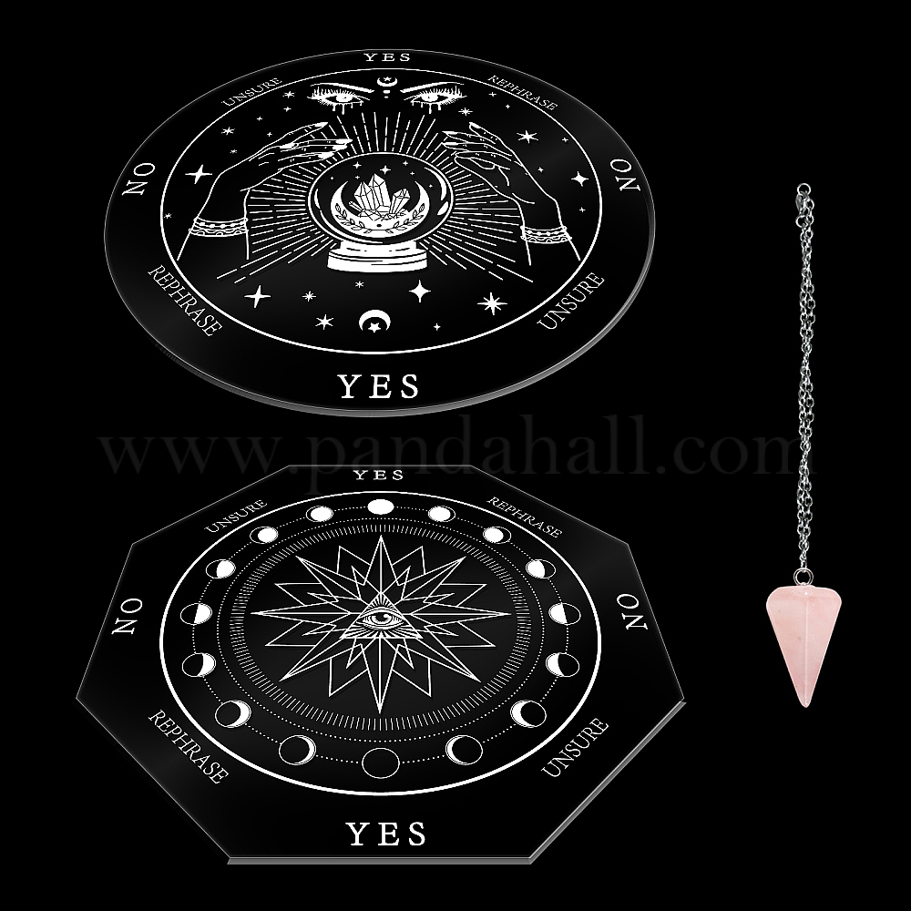 Wholesale DIY Pendulum Board Dowsing Divination Making Kit - Pandahall.com