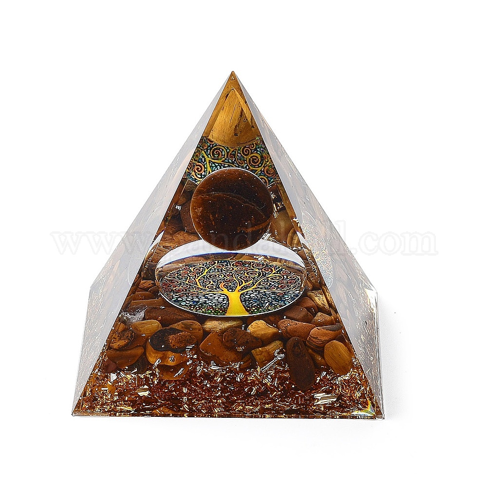 Wholesale Orgonite Pyramid Resin Energy Generators - Pandahall.com