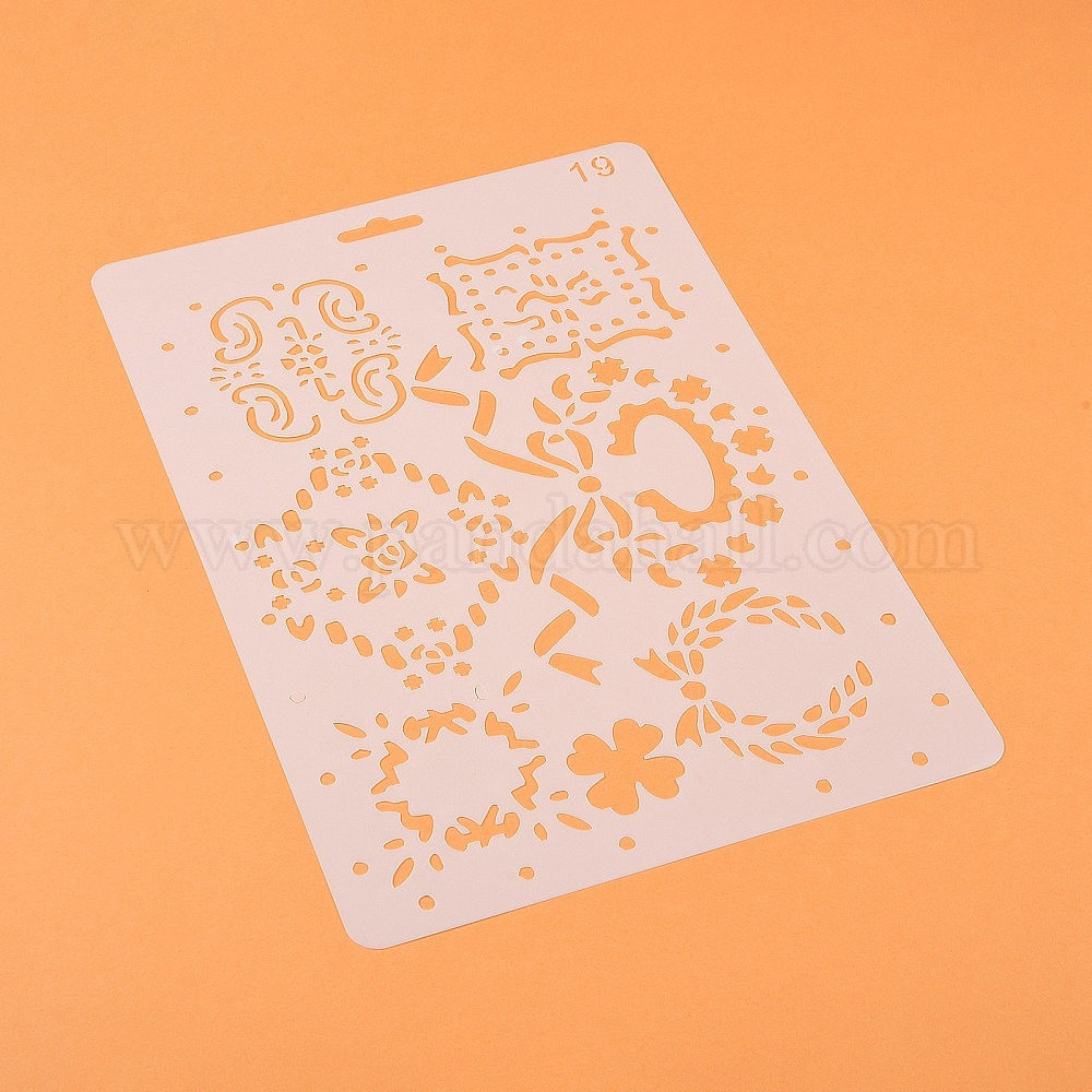 Wholesale Plastic Reusable Drawing Painting Stencils Templates ...