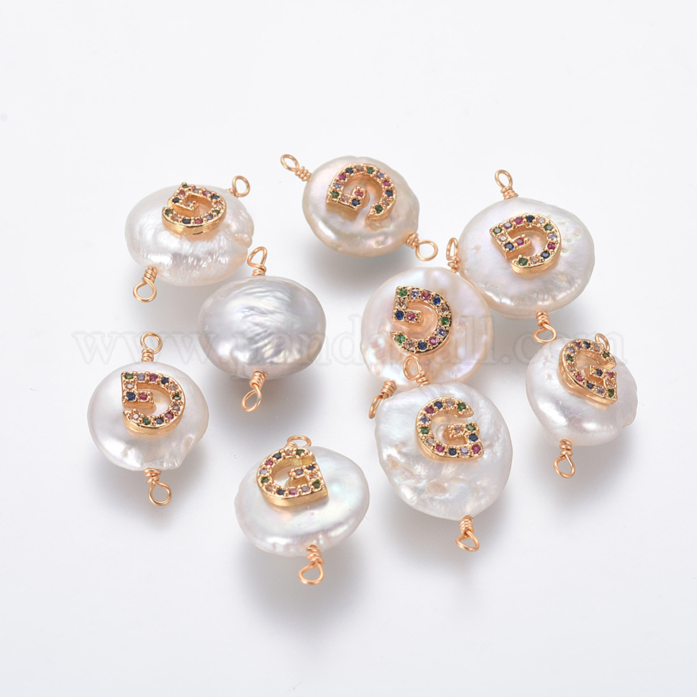 Wholesale Natural Pearl Links connectors - Pandahall.com