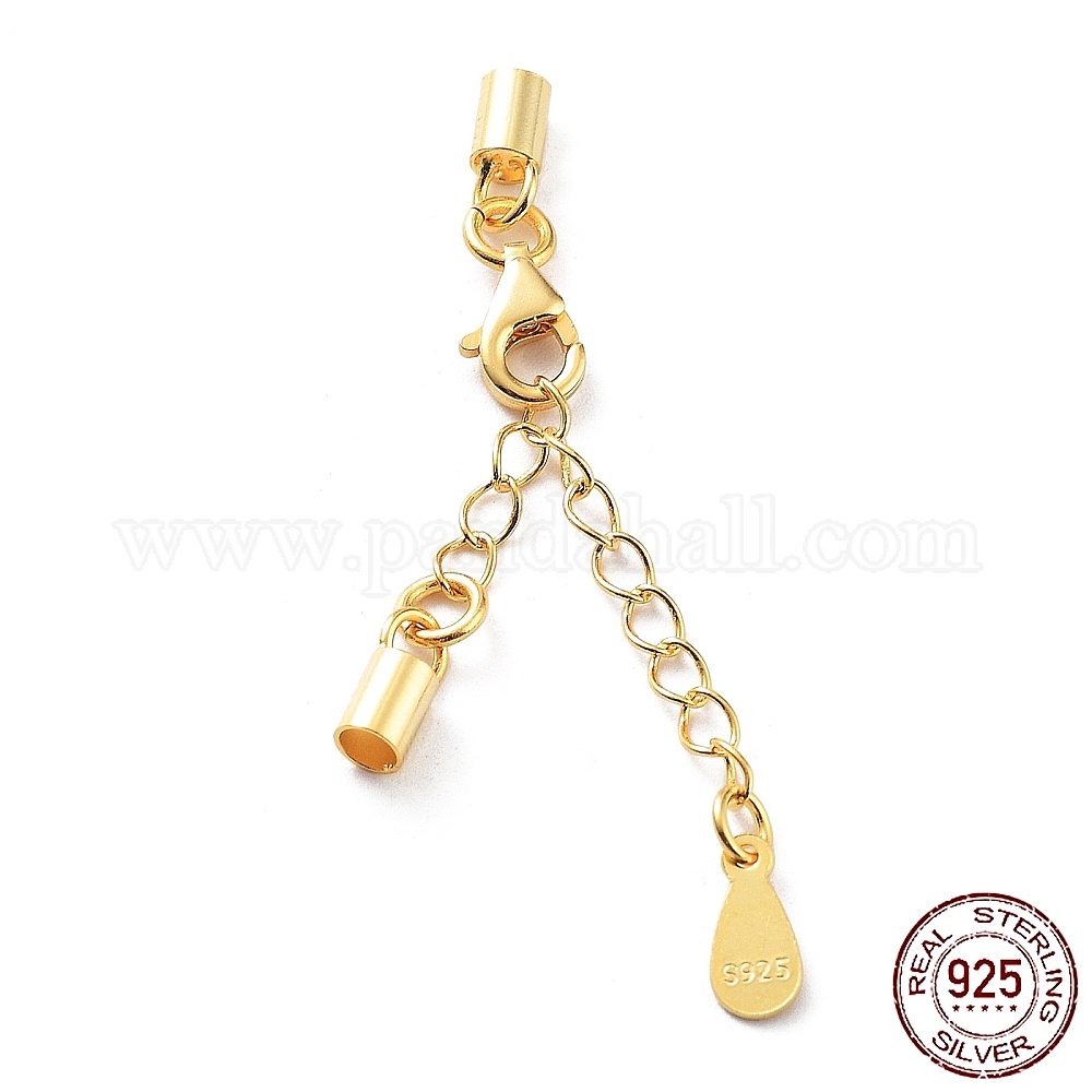 Wholesale 925 Sterling Silver Curb Chain Extender - Pandahall.com