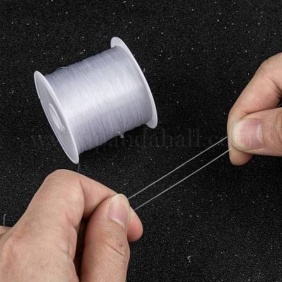 Wholesale 1 Roll Transparent Fishing Thread Nylon Wire - Pandahall.com