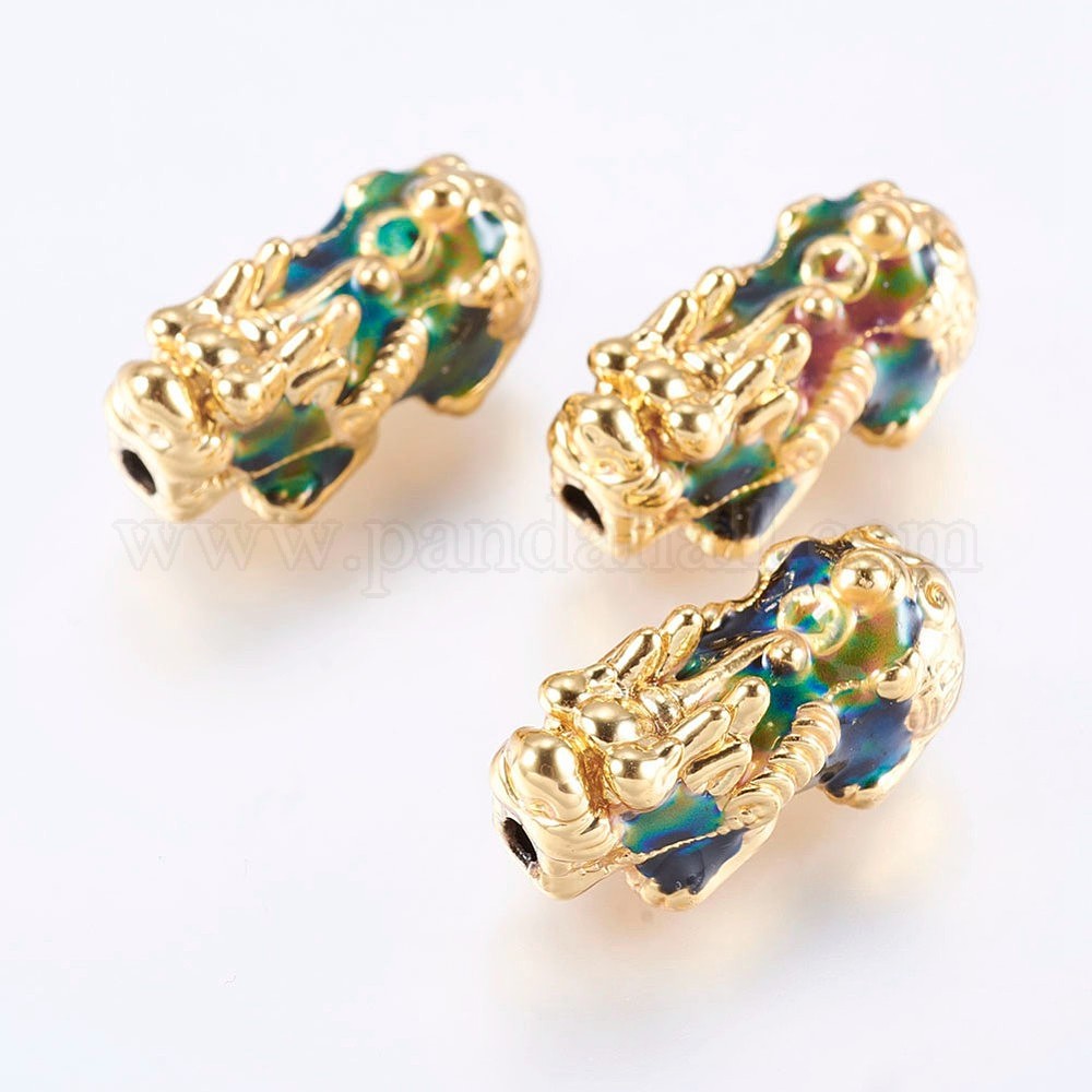 Wholesale Brass Enamel Beads - Pandahall.com
