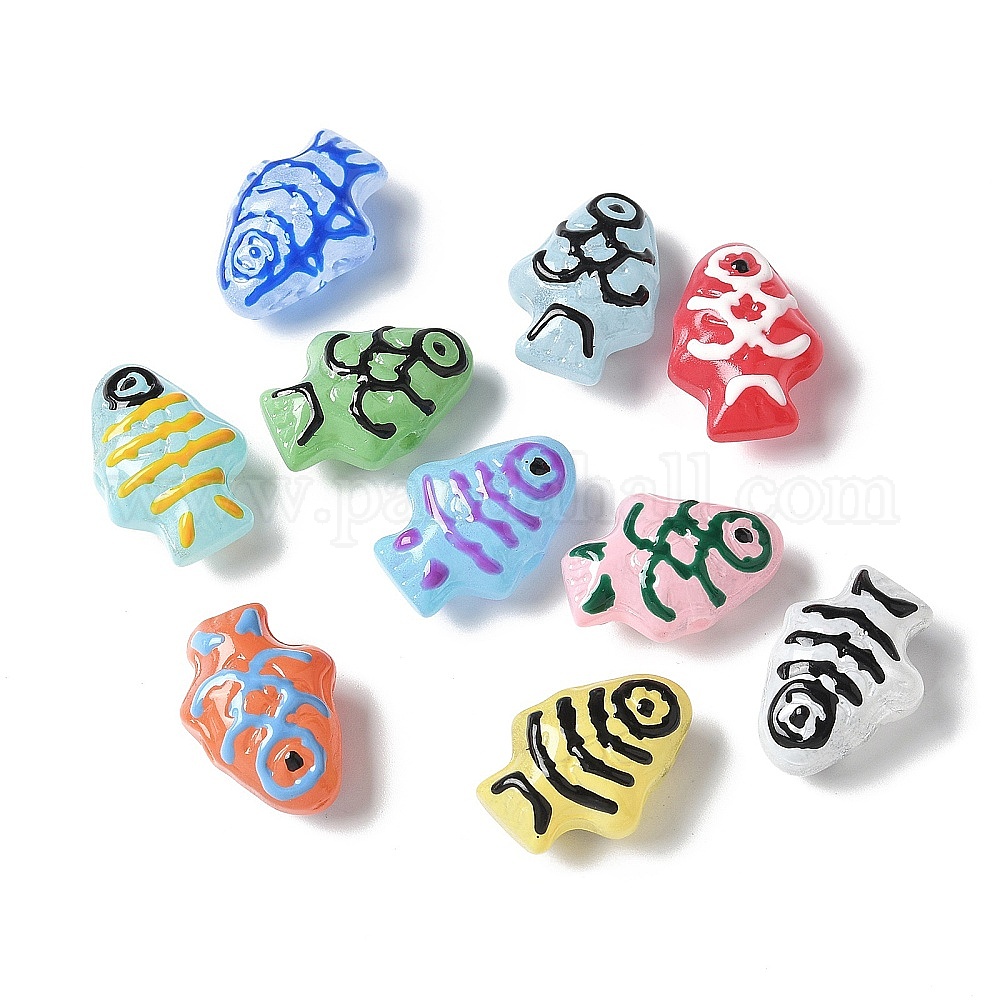Wholesale Baking Painted Glass Enamel Beads - Pandahall.com