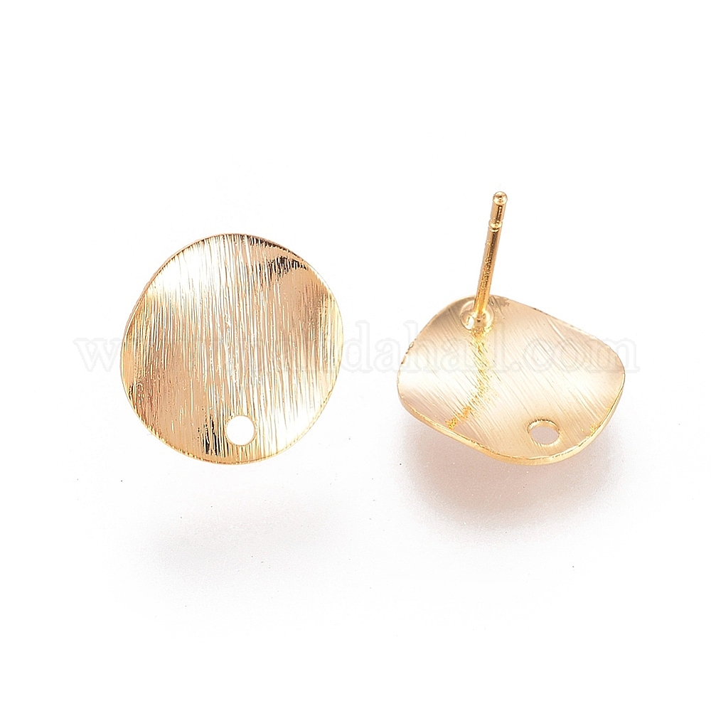 Wholesale Brass Ear Stud Findings - Pandahall.com