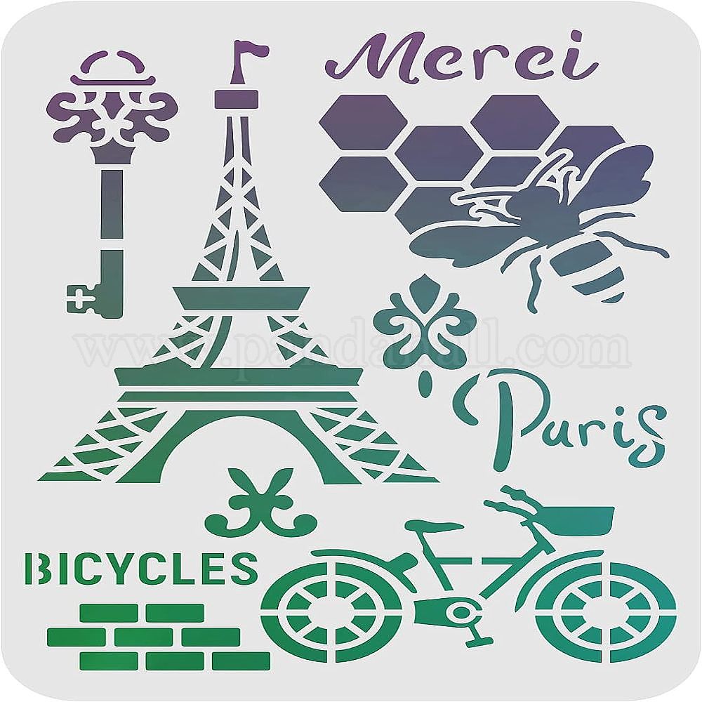 Wholesale Large Plastic Reusable Drawing Painting Stencils Templates ...