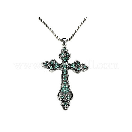 Wholesale Cross Zinc Alloy Pendant Necklace - Pandahall.com