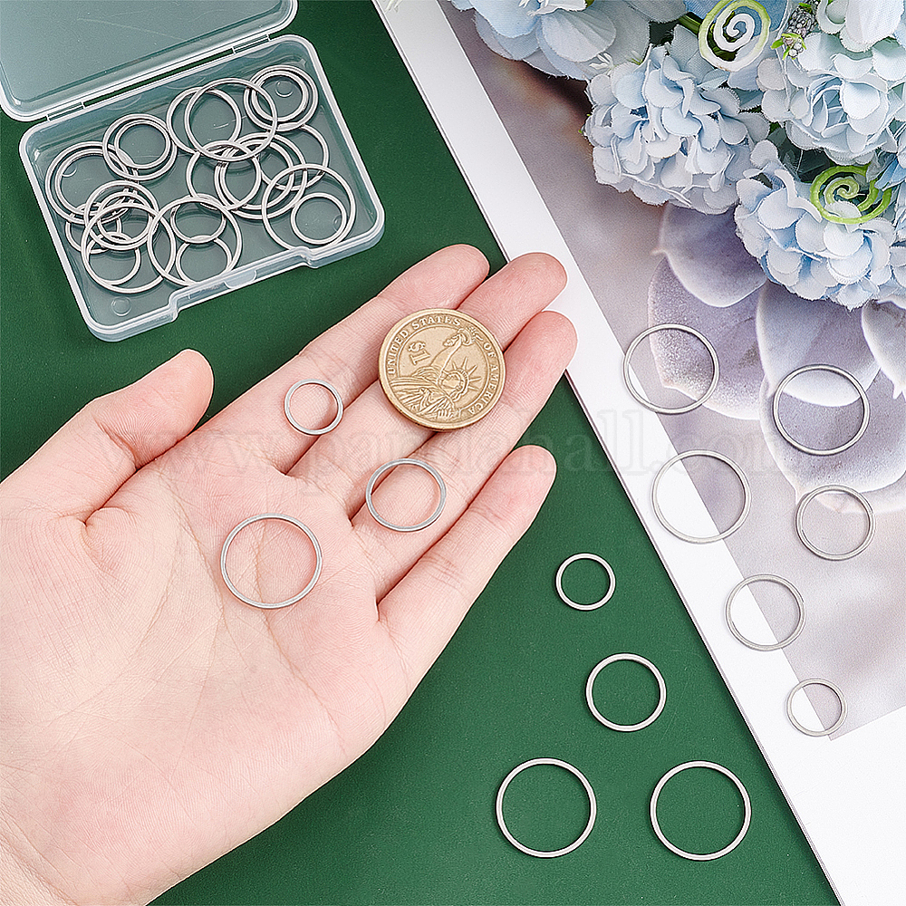 Wholesale 304 Stainless Steel Linking Ring - Pandahall.com