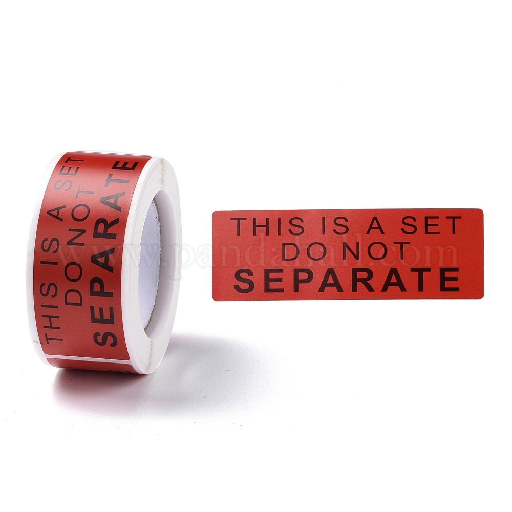 Wholesale Self-Adhesive Paper Warning Tag Stickers - Pandahall.com