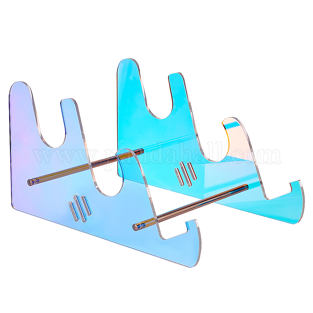 Wholesale 2-Tier Transparent Acrylic Keyboard Stands - Pandahall.com