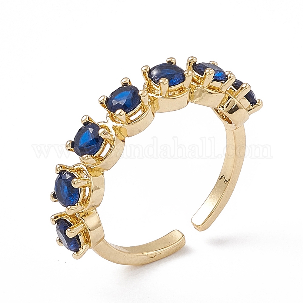 Wholesale Cubic Zirconia Open Cuff Ring - Pandahall.com