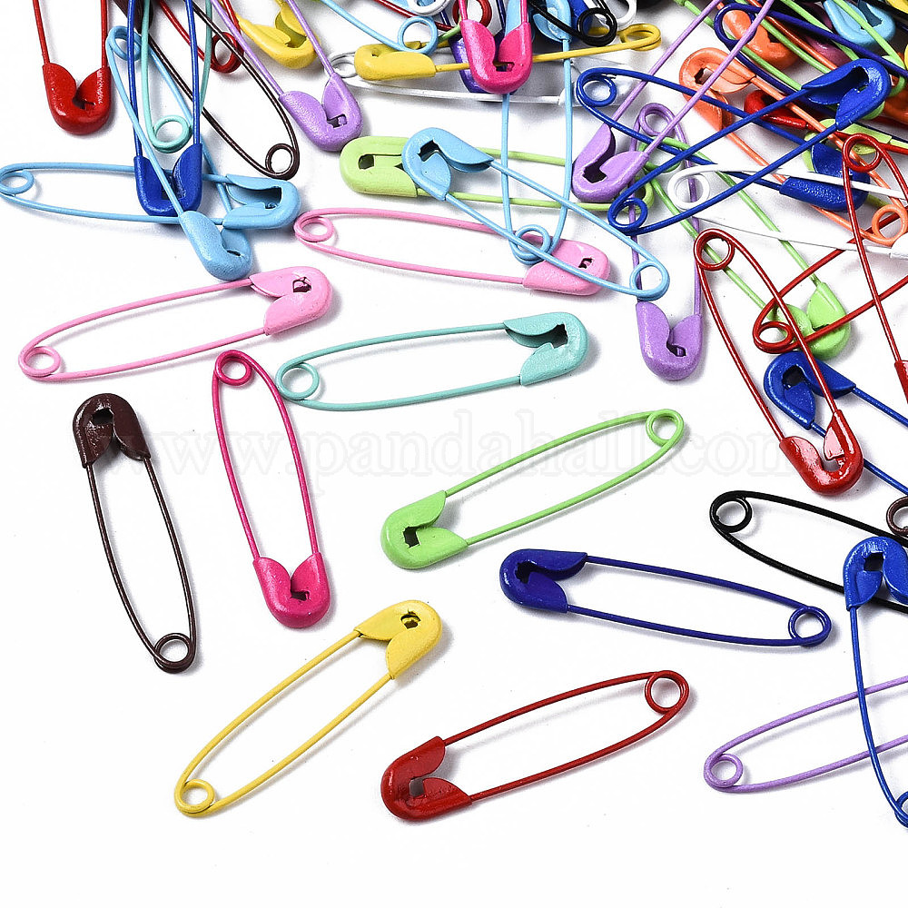 Wholesale Spray Painted Iron Safety Pins - Pandahall.com
