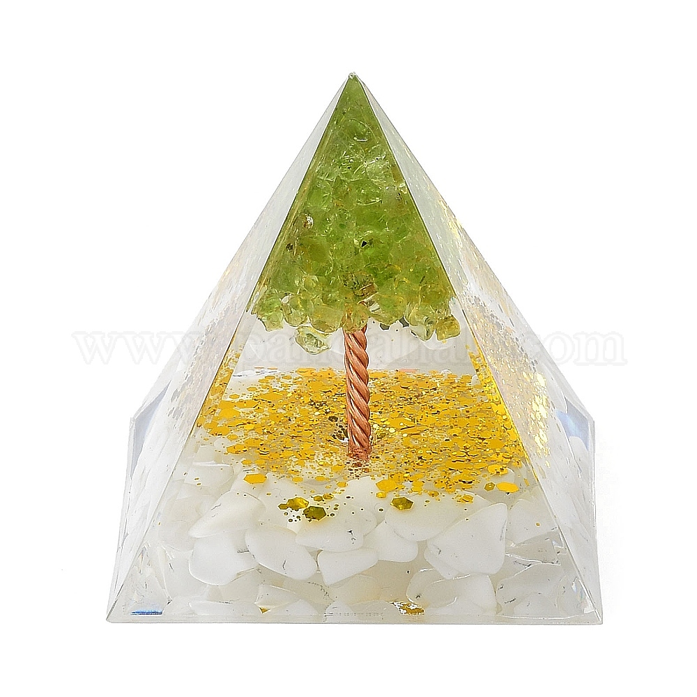Wholesale Orgonite Pyramid Resin Energy Generators - Pandahall.com