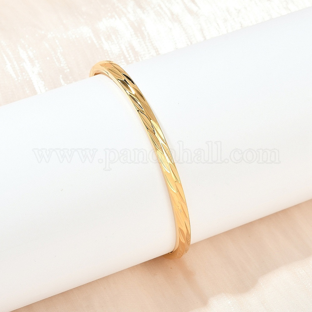 Wholesale 304 Stainless Steel Hinged Bangles for Women - Pandahall.com