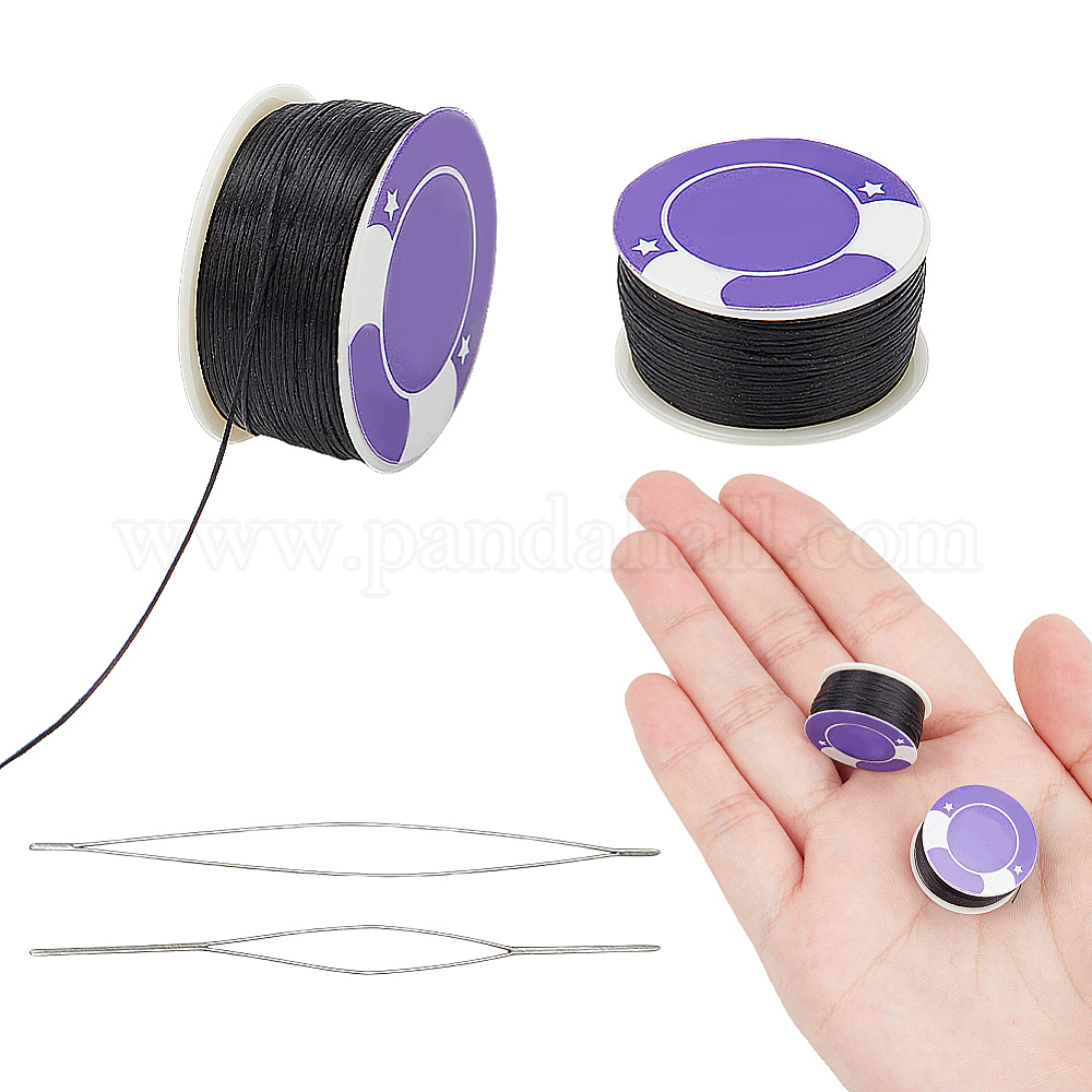 Wholesale 2 Rolls Special Coated Polyester Beading Threads - Pandahall.com