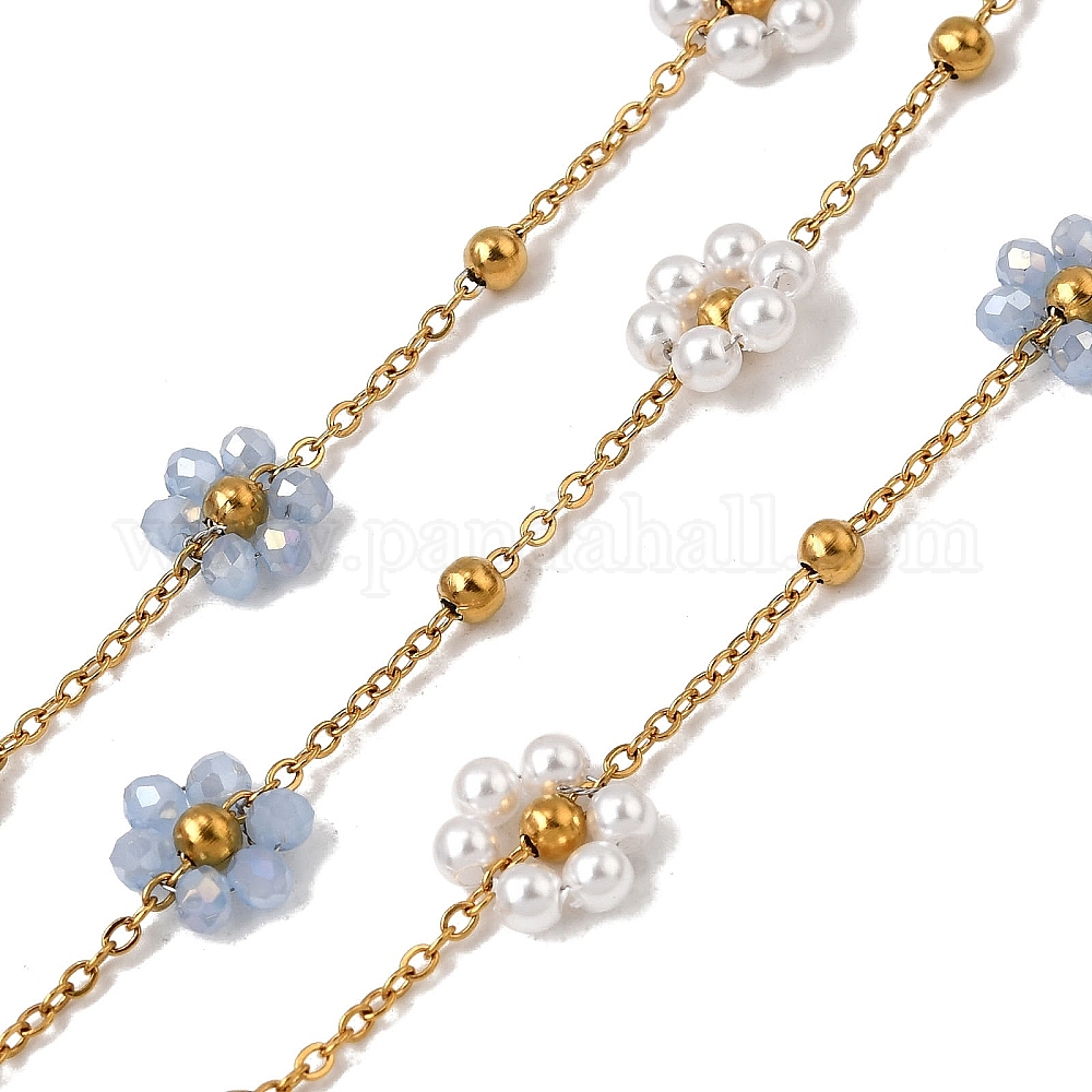 Wholesale 304 Stainless Steel Flower Link Chains - Pandahall.com