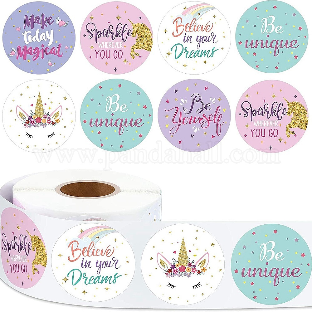 Wholesale 6 Patterns Horse Cartoon Stickers Roll - Pandahall.com