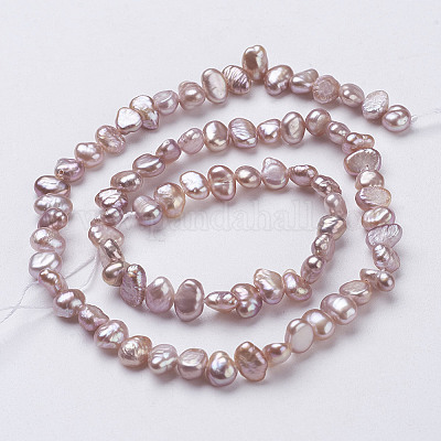 Wholesale Natural Cultured Freshwater Pearl Beads Strands - Pandahall.com