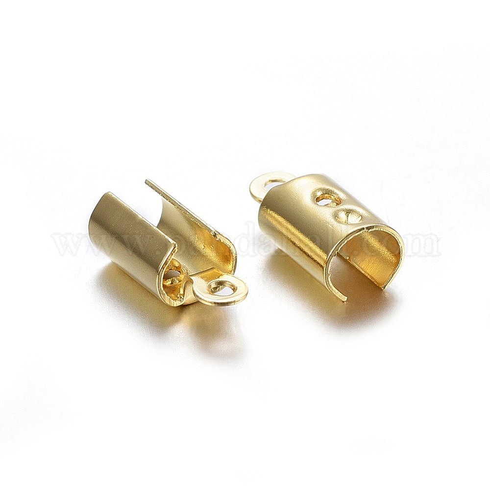Wholesale 304 Stainless Steel Folding Crimp Ends - Pandahall.com